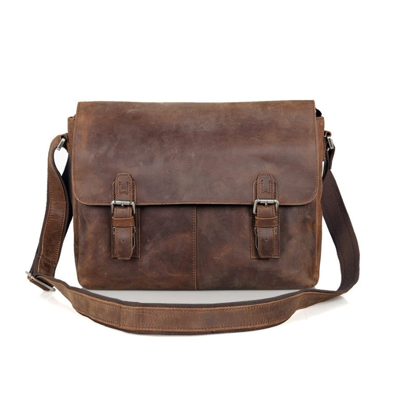Sac Besace Cuir Marron | Esprit Maroquinerie