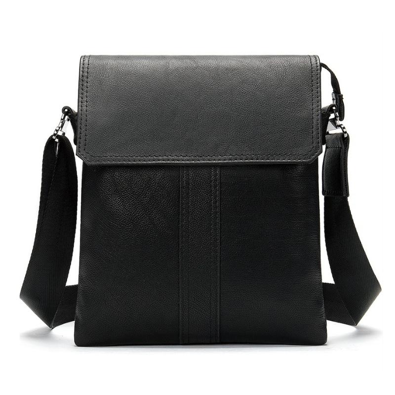 Sacoche Cuir Noir Homme | Esprit Maroquinerie